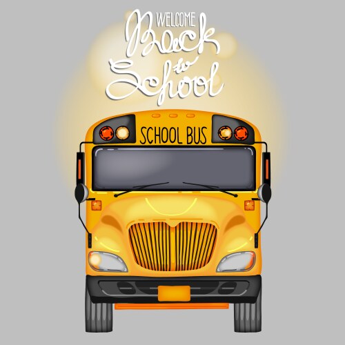 School bus Royalty Free Vector Image - VectorStock