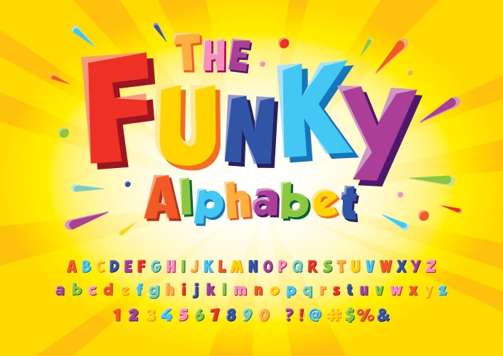Font design for english alphabets in dinosaur Vector Image