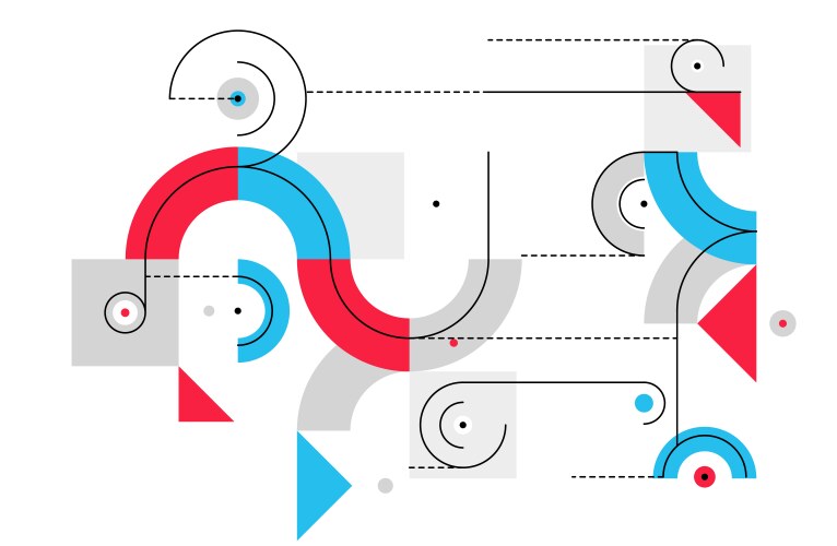 Abstract tech engineering draft background Vector Image