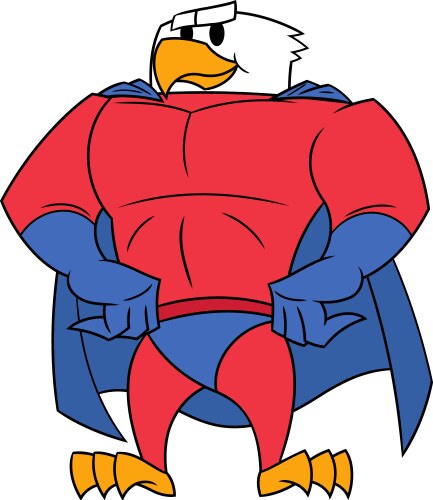 Muscle Eagle Vector Images (over 130)