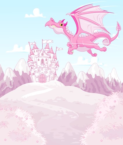 Lady dragon Royalty Free Vector Image - VectorStock