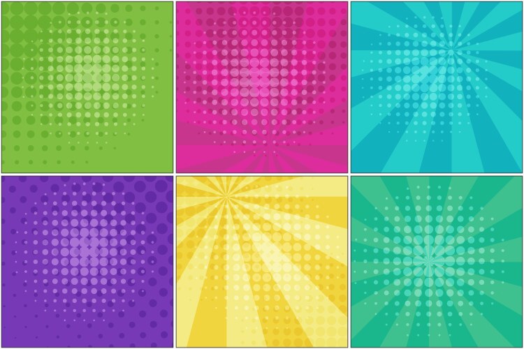 Comic Book Overlay Vector Images (over 420)