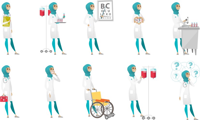 Muslim Doctor Vector Images (over 980)