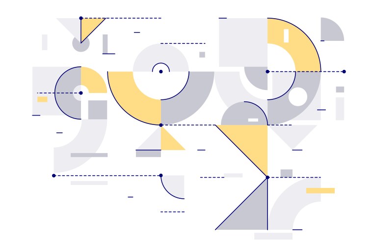 Abstract tech engineering draft background Vector Image