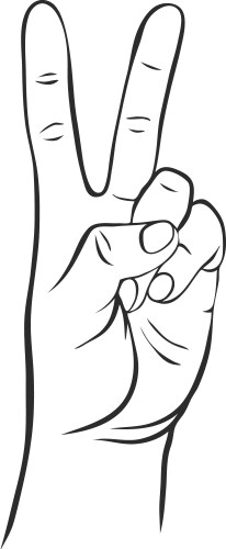 Hand 005 Royalty Free Vector Image - VectorStock