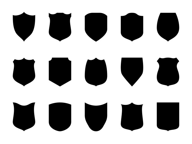 Blank Shield Template Vector Images (over 5,800)