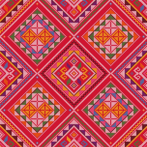Filipino traditional yakan pattern Royalty Free Vector Image