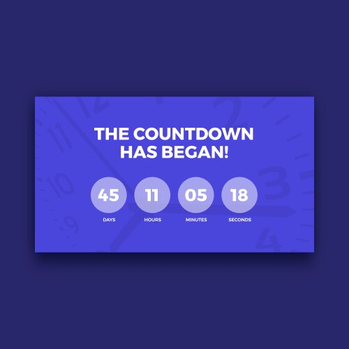 Countdown Timer Vector Images (over 79,000)