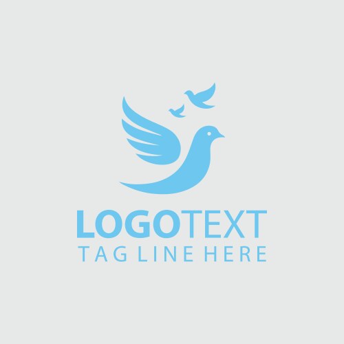 Dove logo Royalty Free Vector Image - VectorStock