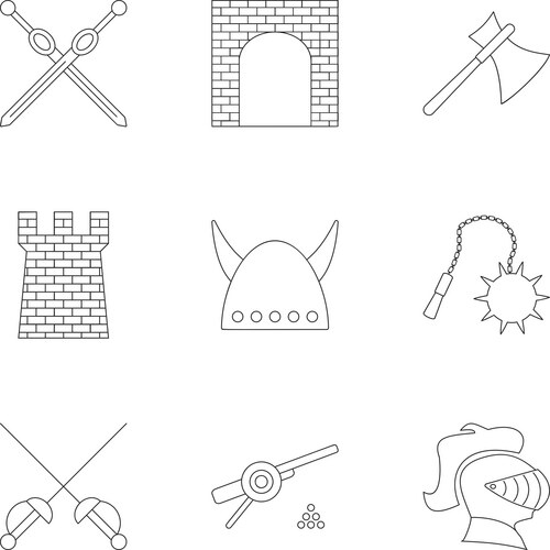 Knight Outline Vector Images (over 22,000)