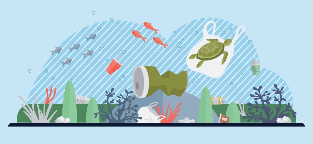 Ocean Pollution Vector Images (over 15,000)