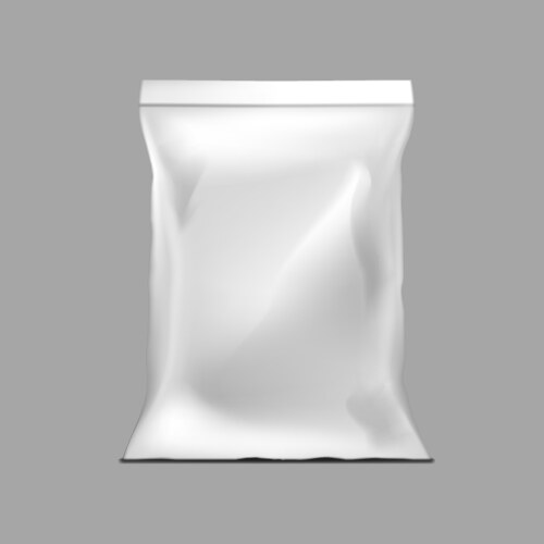 3d white plastic packaging isolated Royalty Free Vector