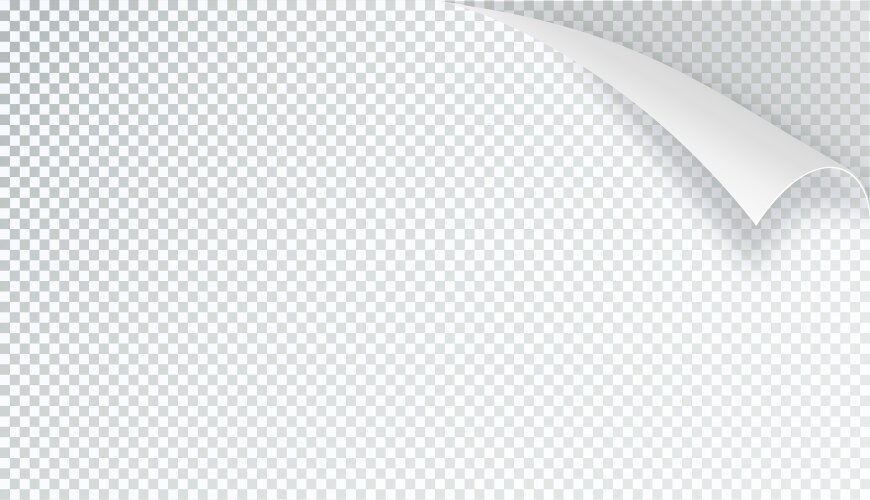 Curly page corner realistic curled Royalty Free Vector Image