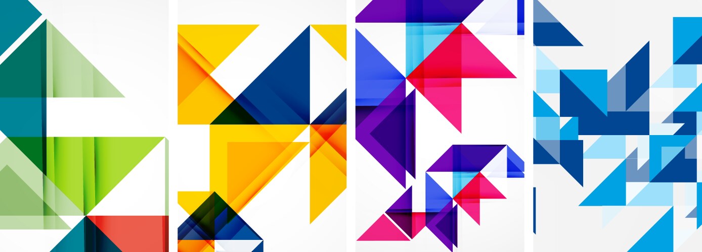 Random Triangle Pattern Vector Images (over 14,000)
