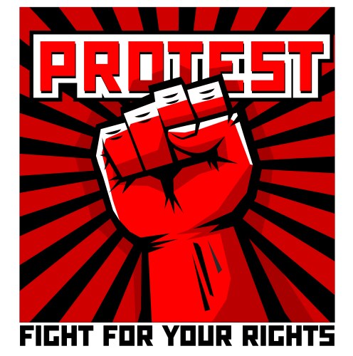 Black Fist Protest Vector Images (over 8,400)
