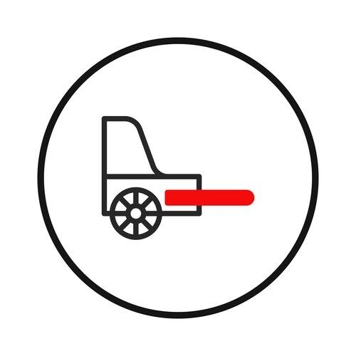 Red forklift Vector Images & Graphics for Commercial Use | VectorStock