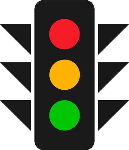 Traffic light icon Royalty Free Vector Image - VectorStock