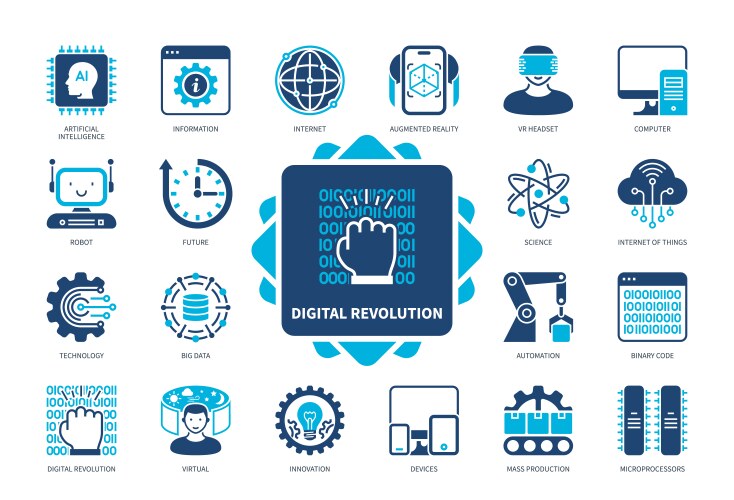 Digital Revolution Vector Images (over 2,100)