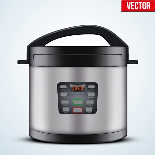 Electric cooker oven Royalty Free Vector Image