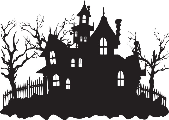 Phantom estate spooky symbol phantomdwell Vector Image