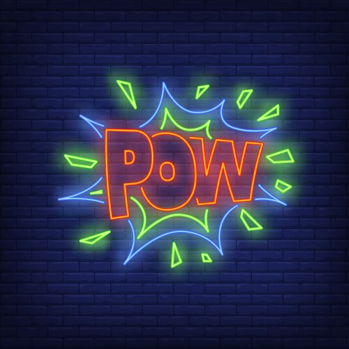 Be unicorn neon sign design template Royalty Free Vector