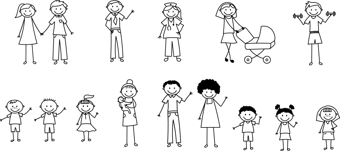 Stick People Vector Images (over 43,000)
