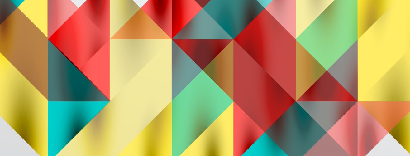 Tech minimal overlapping triangle shapes elements Vector Image