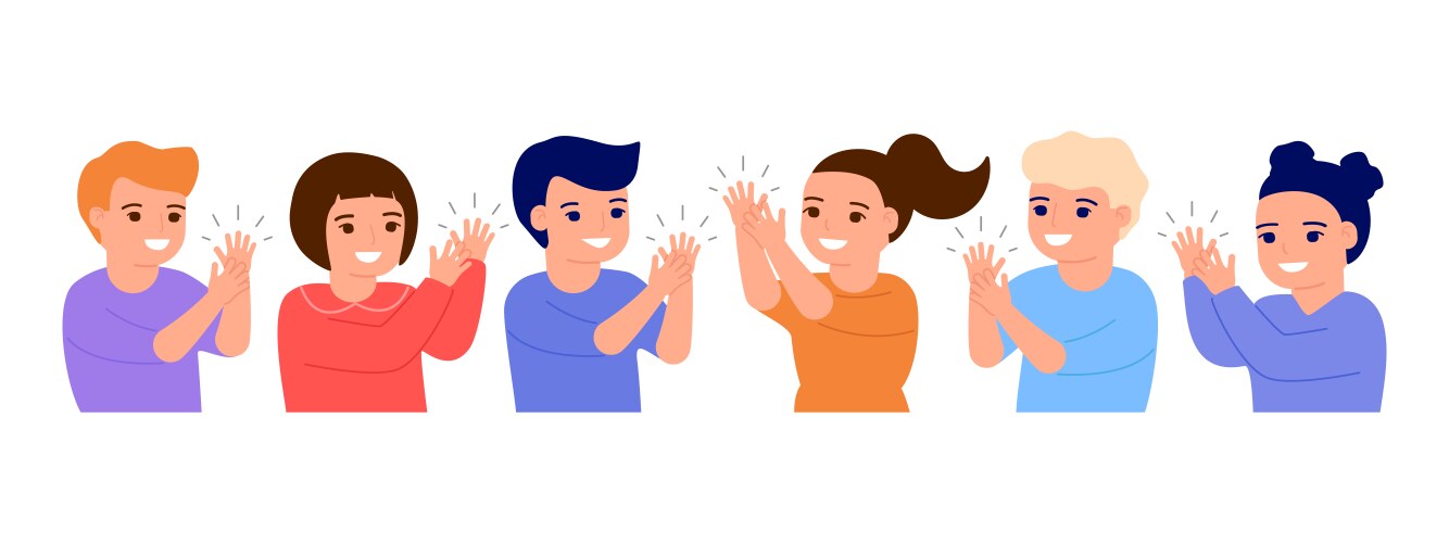 Clap Hands Cartoon Vector Images (over 1,600)