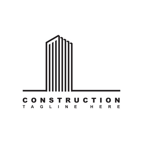Construction Logo Template – Royalty-Free Vector | VectorStock