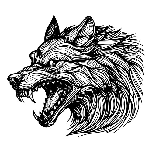 Realistic Wolf Vector Images (over 1,100)