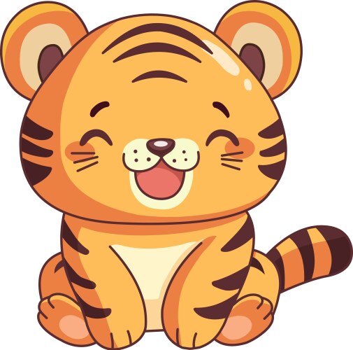 Baby Tiger Face Clip Art