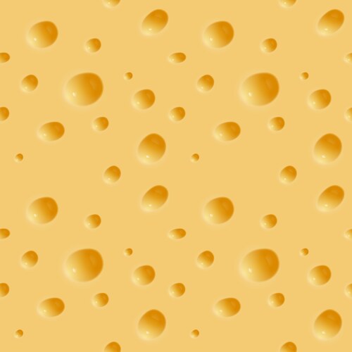 Yellow cheese seamless pattern Royalty Free Vector Image