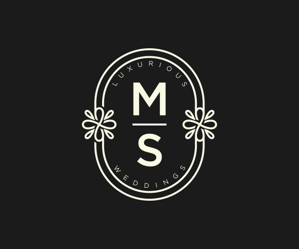 Ms Wedding Logo Vector Images (over 300)
