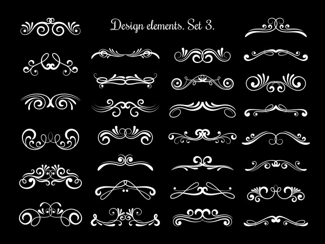 Calligraphy Curves Vector Images (over 16,000)