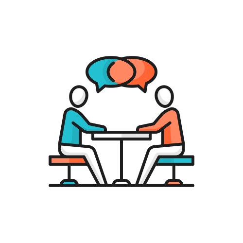 Two People Communicate Vector Images (over 14,000)
