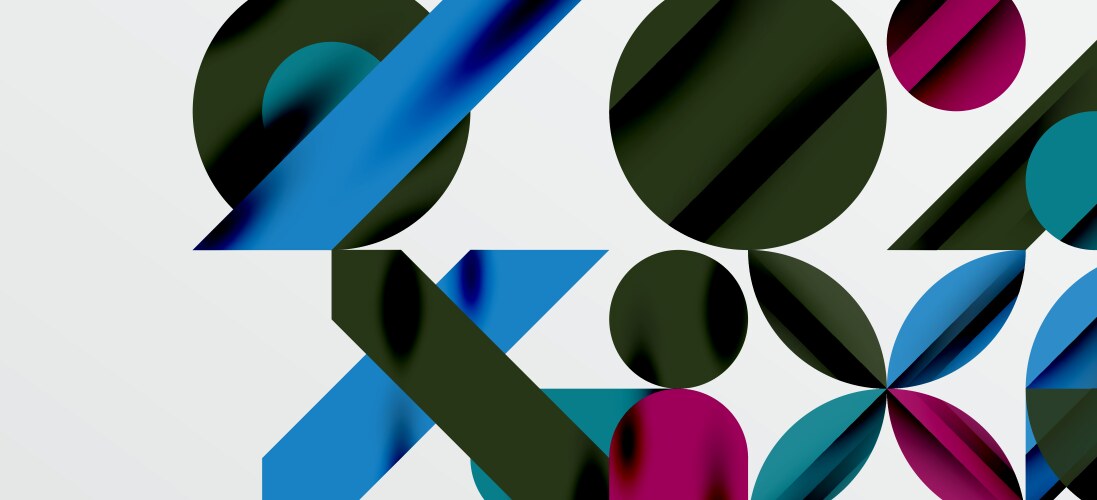 Geometric neo patterns abstract background Vector Image