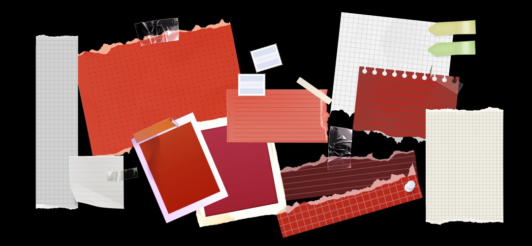 Ripped Newspaper Shapes Vector Images (over 500)