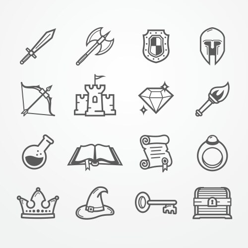 Fantasy Rpg Symbols Vector Images (over 1,600)