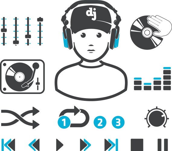 Dj Royalty Free Vector Image - VectorStock