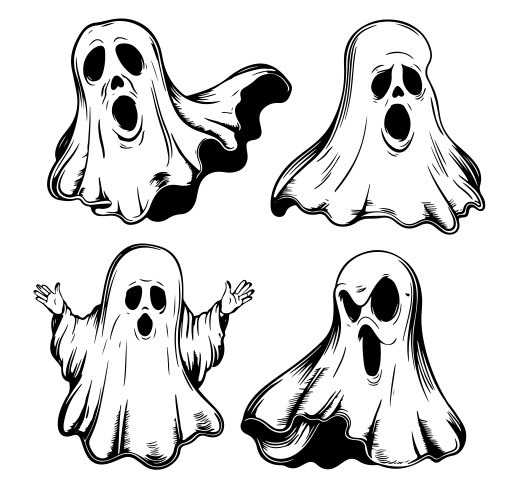 Scary Monster Outline Vector Images (over 8,700)