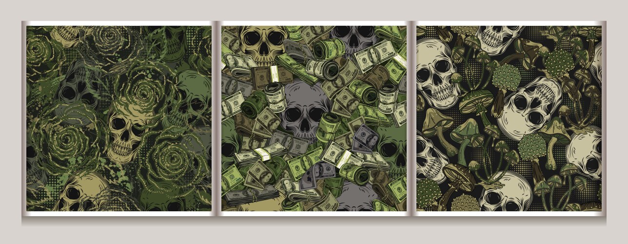 Camouflage Pattern Skull Vector Images (over 140)