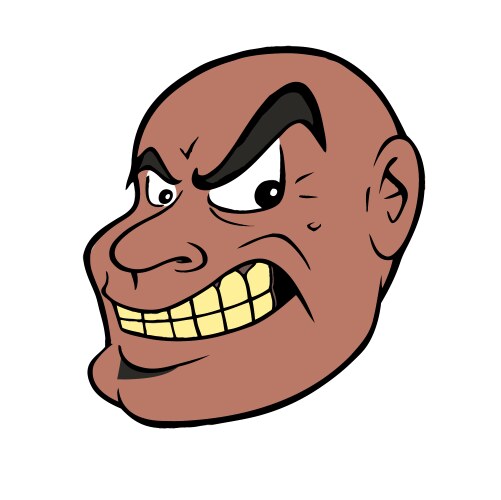 What guy meme face for any design isolated Vector Image
