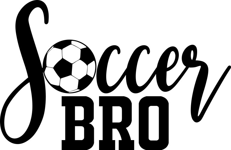 Life is like a soccer you need goal on white Vector Image