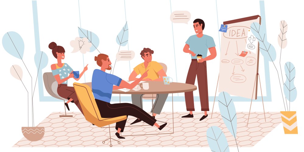 Team Meeting Vector Images (over 130,000)