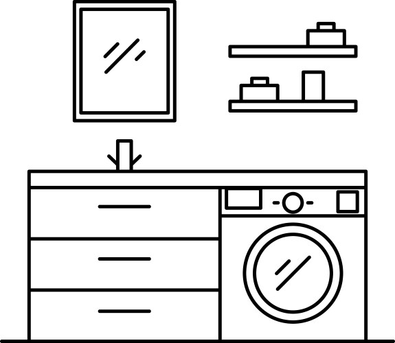 Washing Machine Floor Plan Vector Images (56)