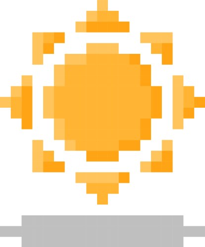 Pixel art 8-bit style font capital letters Vector Image