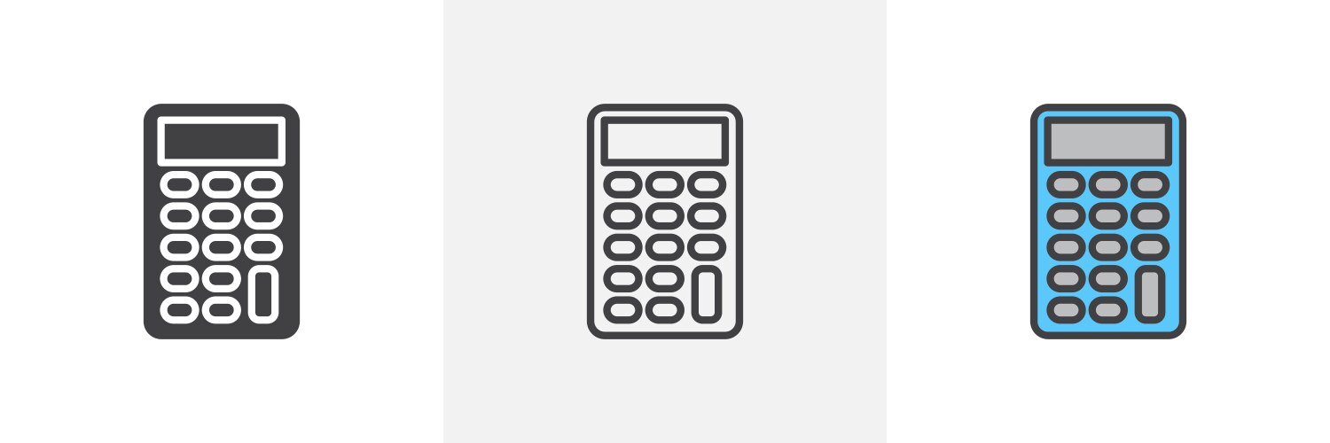 Calculator Pictogram Vector Images (over 2,500)