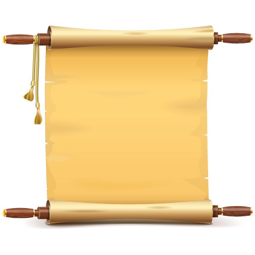 School scroll with globe Royalty Free Vector Image