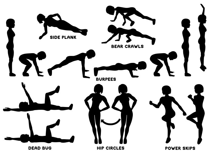 Burpees Vector Images (over 100)