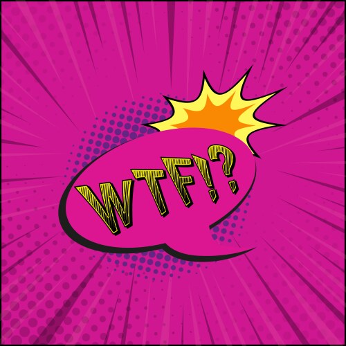 WTF Symbol Cartoon Vector Images (over 310)